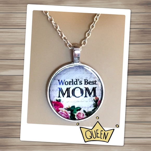 Jewelry | Worlds Best Mom Necklace | Poshmark